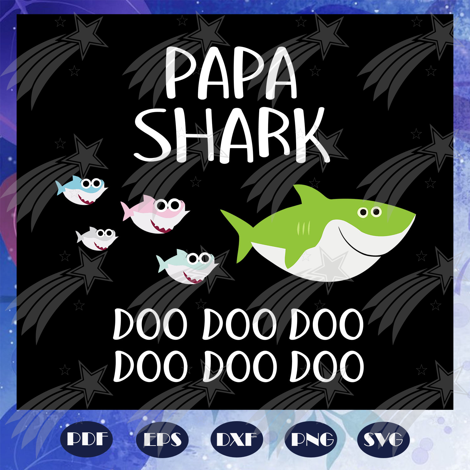 Papa shark doo doo doo svg, fathers day svg, papa svg, fathe | Inspire ...