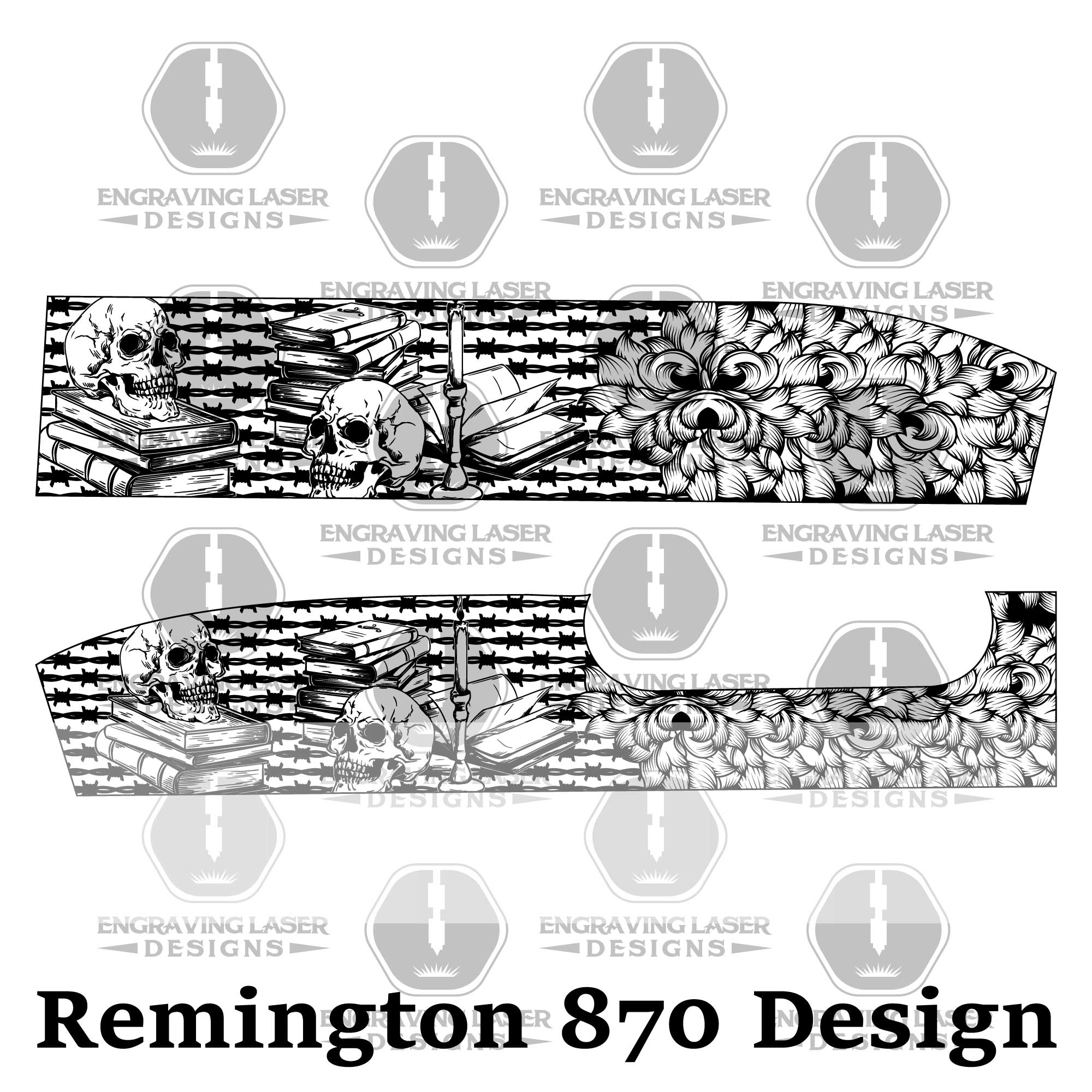 This Engraving Laser Designs Remington 870 design | Inspire Uplift