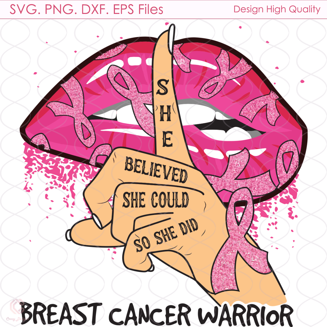 She Believed Svg | Inspire Uplift