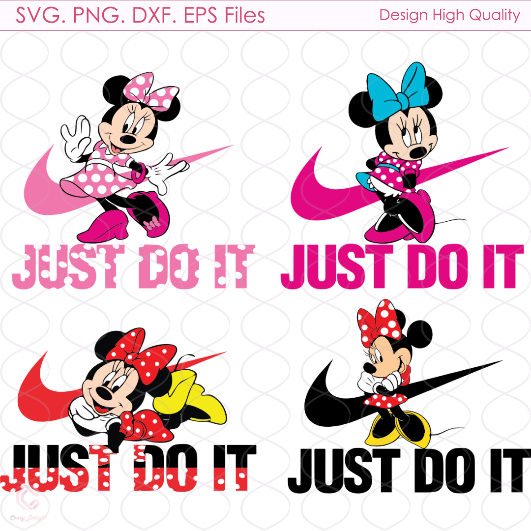 Minnie Just Do It Logo Svg, Minnie Mouse Svg, Just Do It Svg | Inspire ...