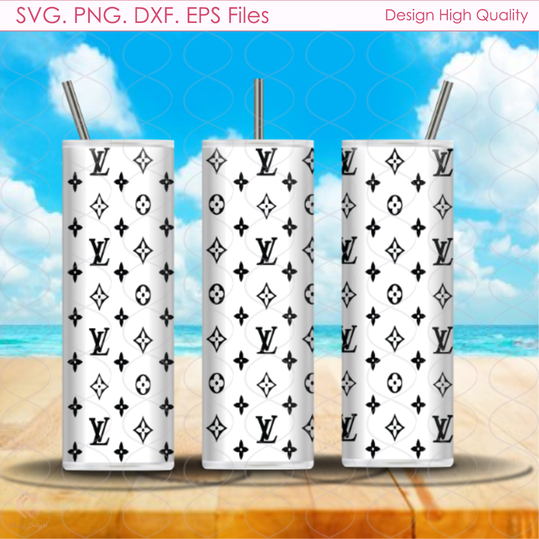 Color LV Seamless Pattern Svg, LV Seamless Svg, LV 20oz Wrap | Inspire ...