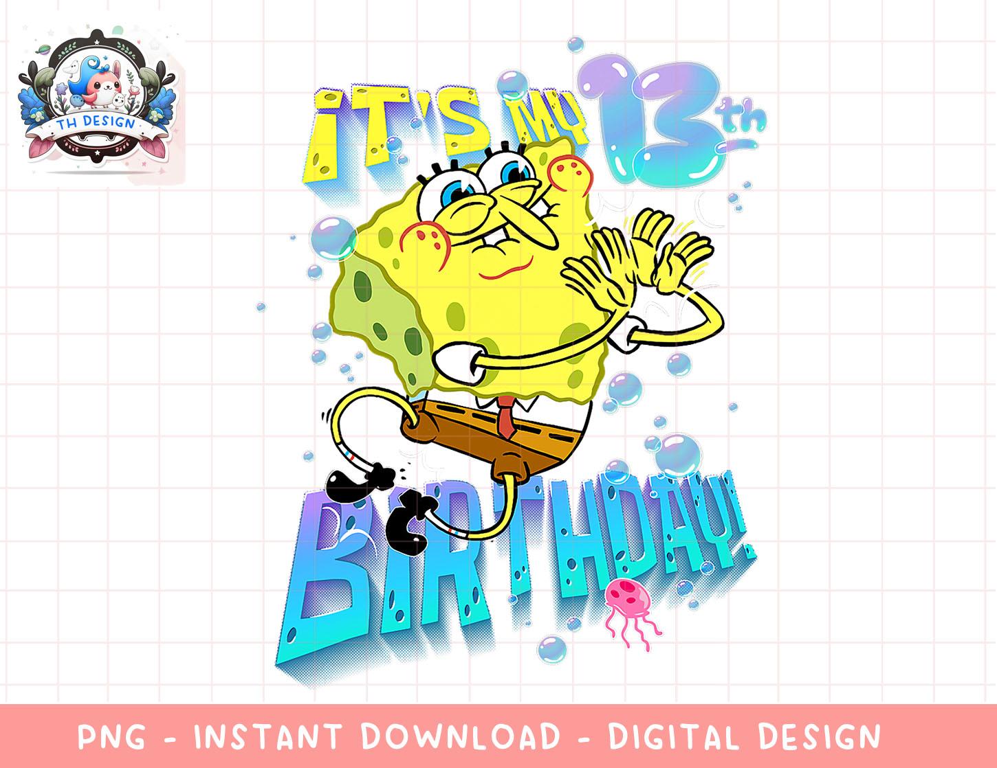 Mademark x SpongeBob SquarePants - Spongebob Its My 13th Bir | Inspire ...