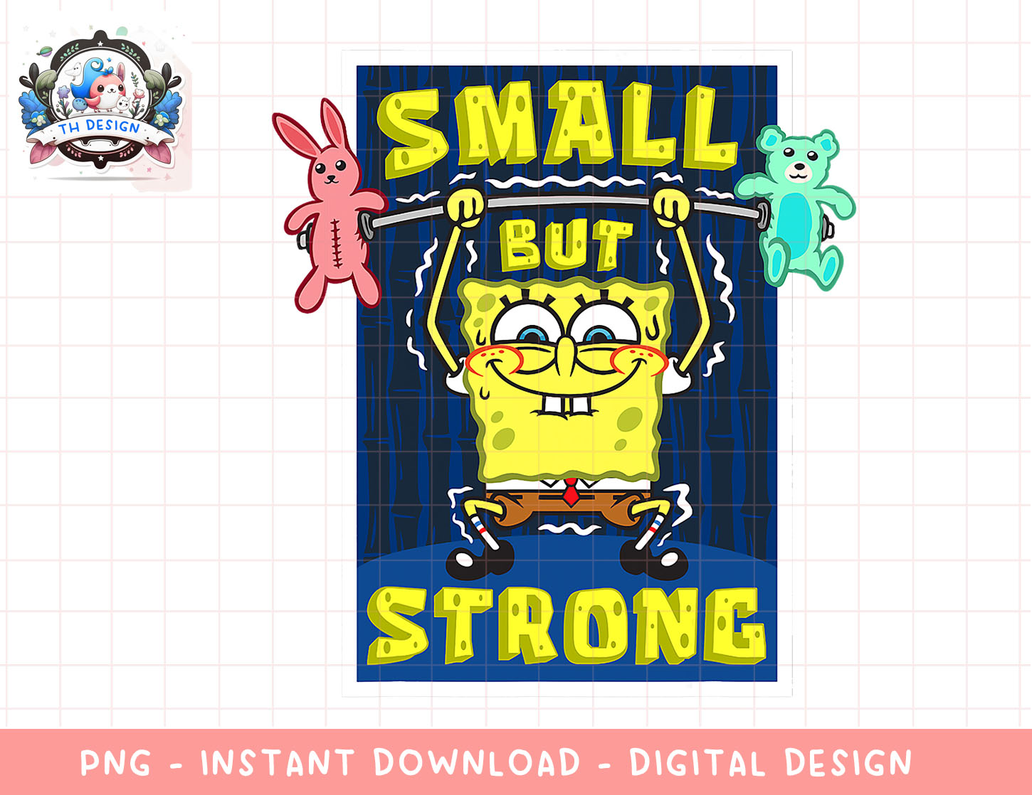 Mademark x SpongeBob SquarePants - SpongeBob Small But Stron | Inspire ...