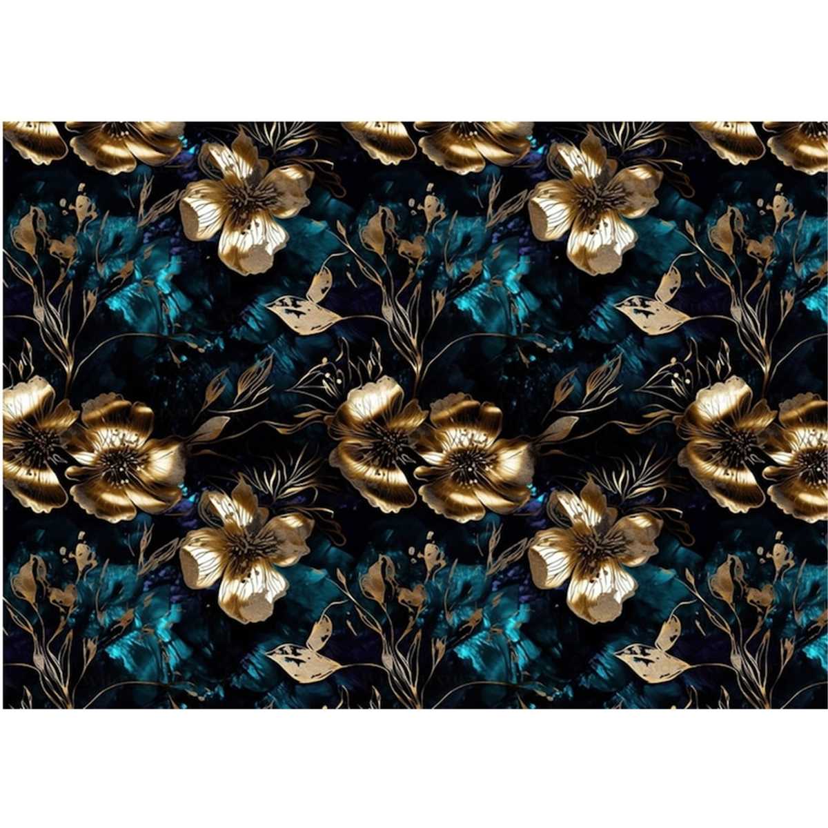 Seamless Goth Lux Floral Pattern Digital File Papers Crafts | Inspire ...