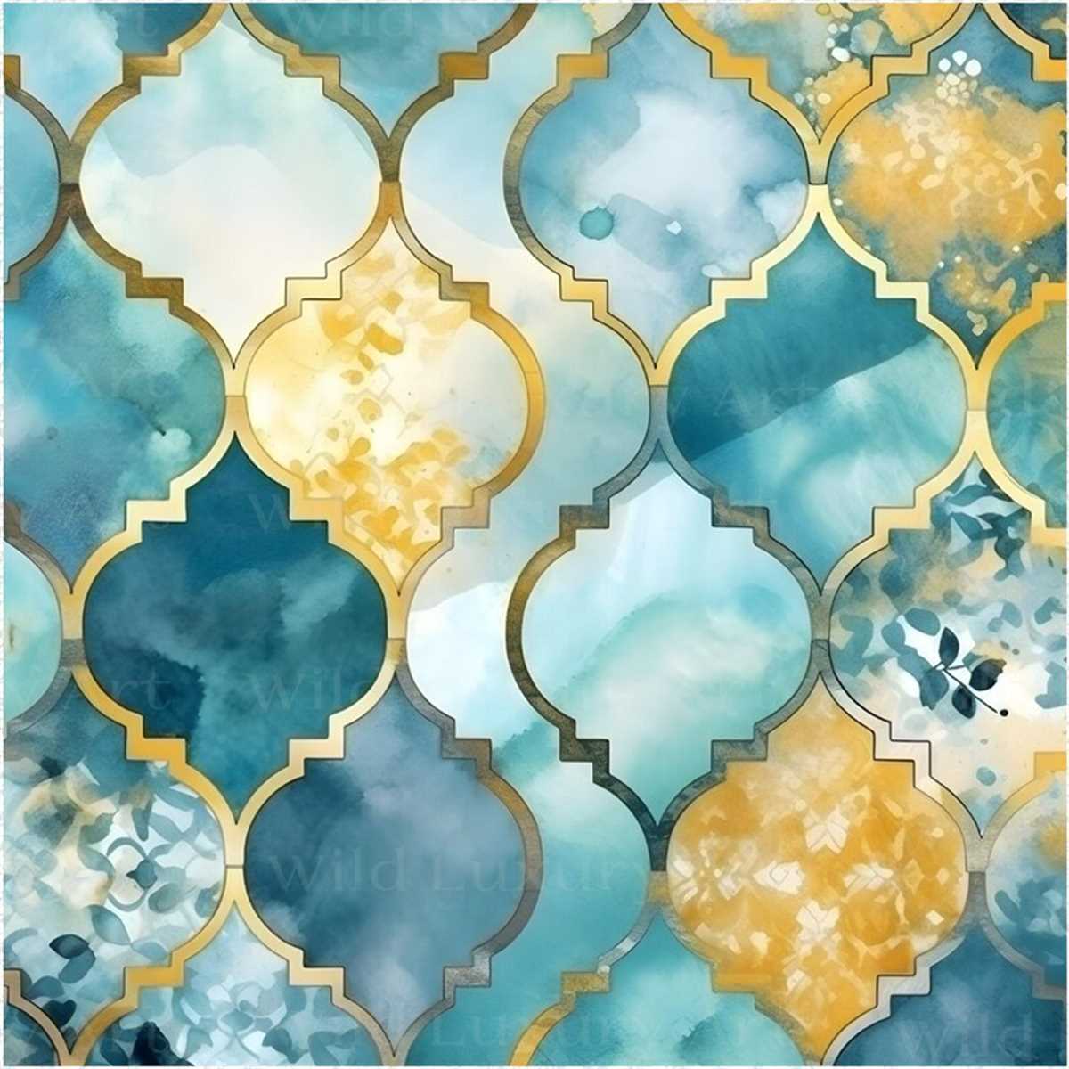 Tunis Tiles Abstract Digital Pattern, Printable, Sublimation - Inspire ...