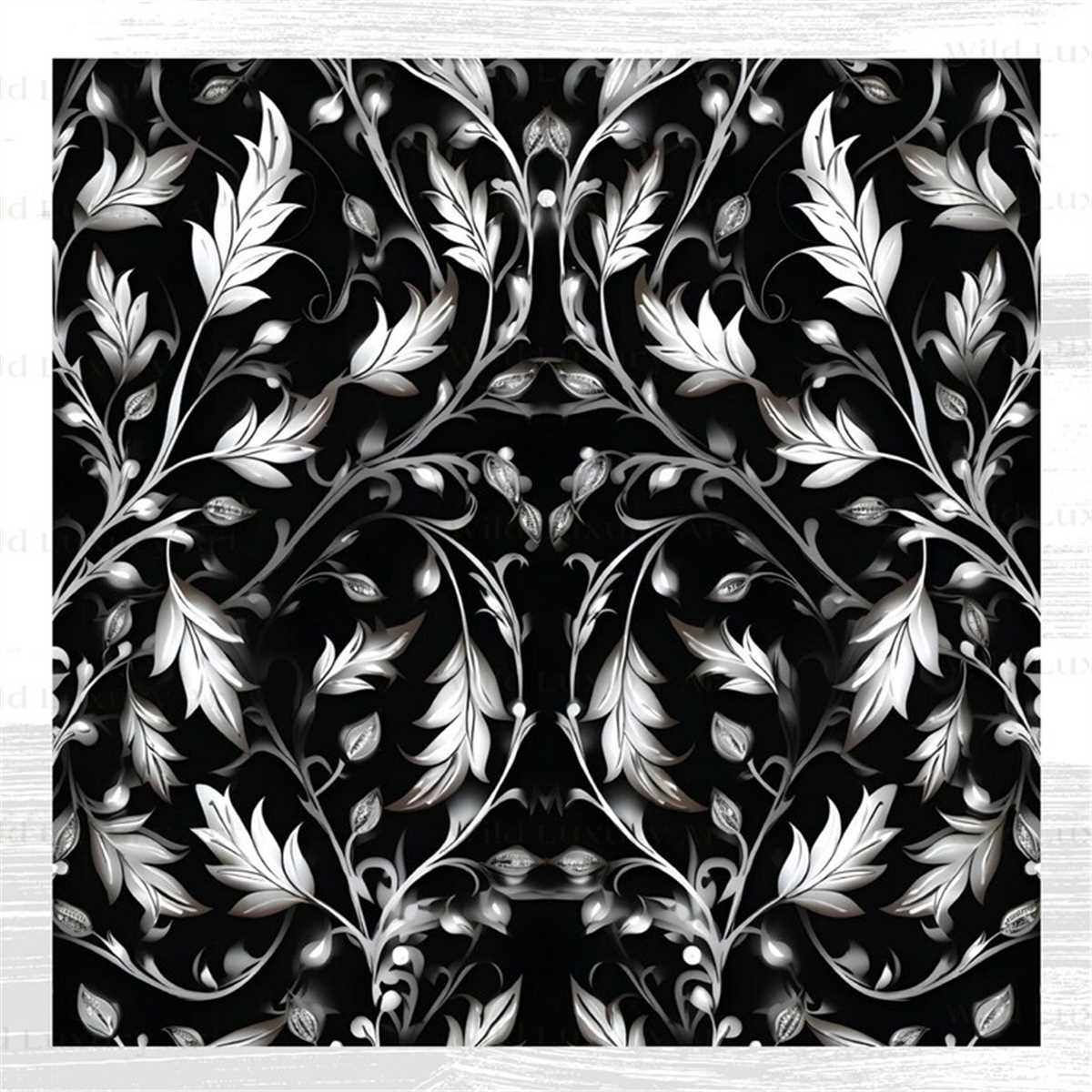 Botanical Vines Print Digital Pattern, Printable, Sublimatio - Inspire ...