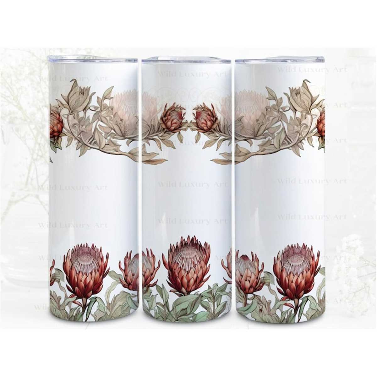 Protea Borders Digital Art, Sublimation, 300dpi Straight Ski - Inspire ...