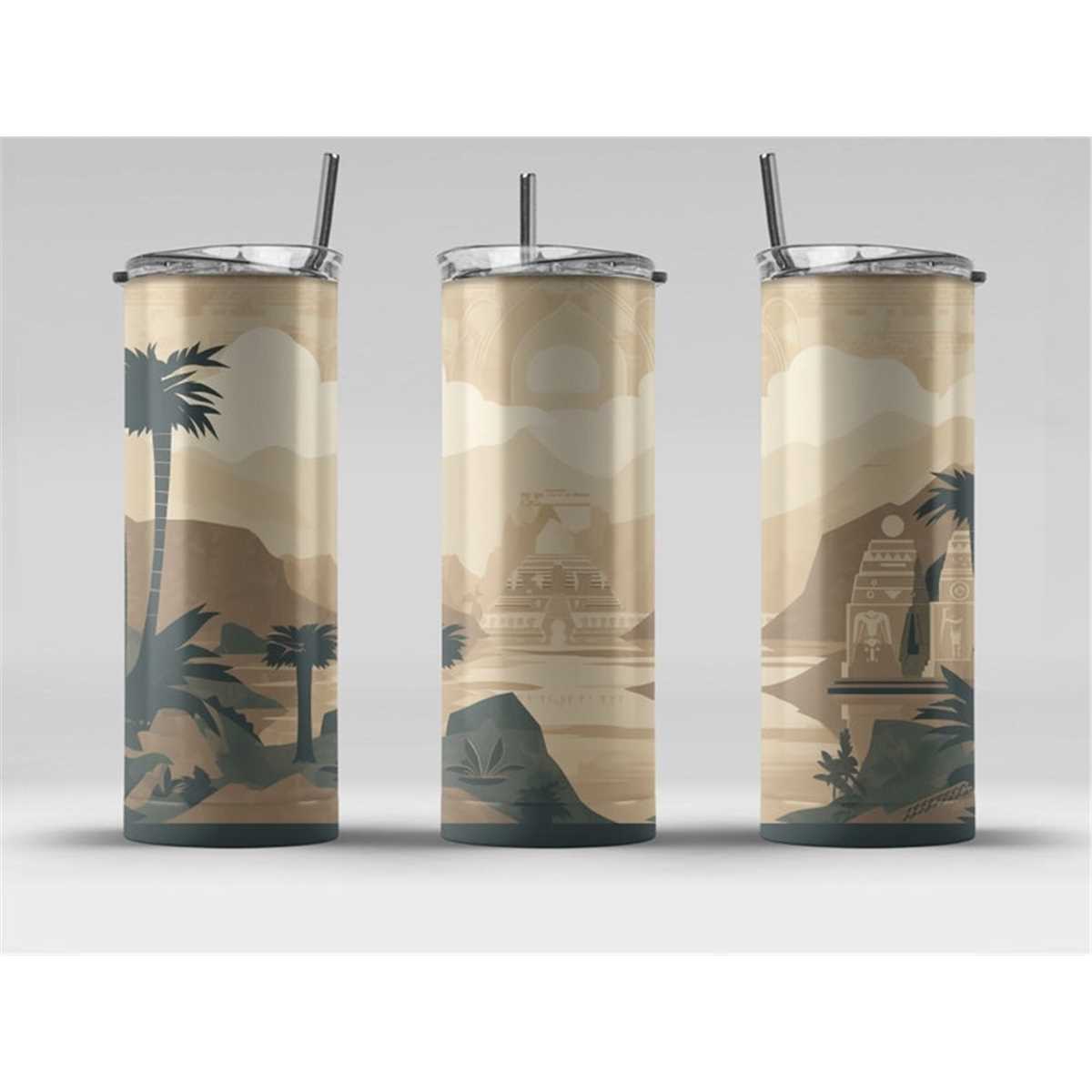 Egypt Landscape Sublimation Design Abstract Straight Skinny - Inspire ...