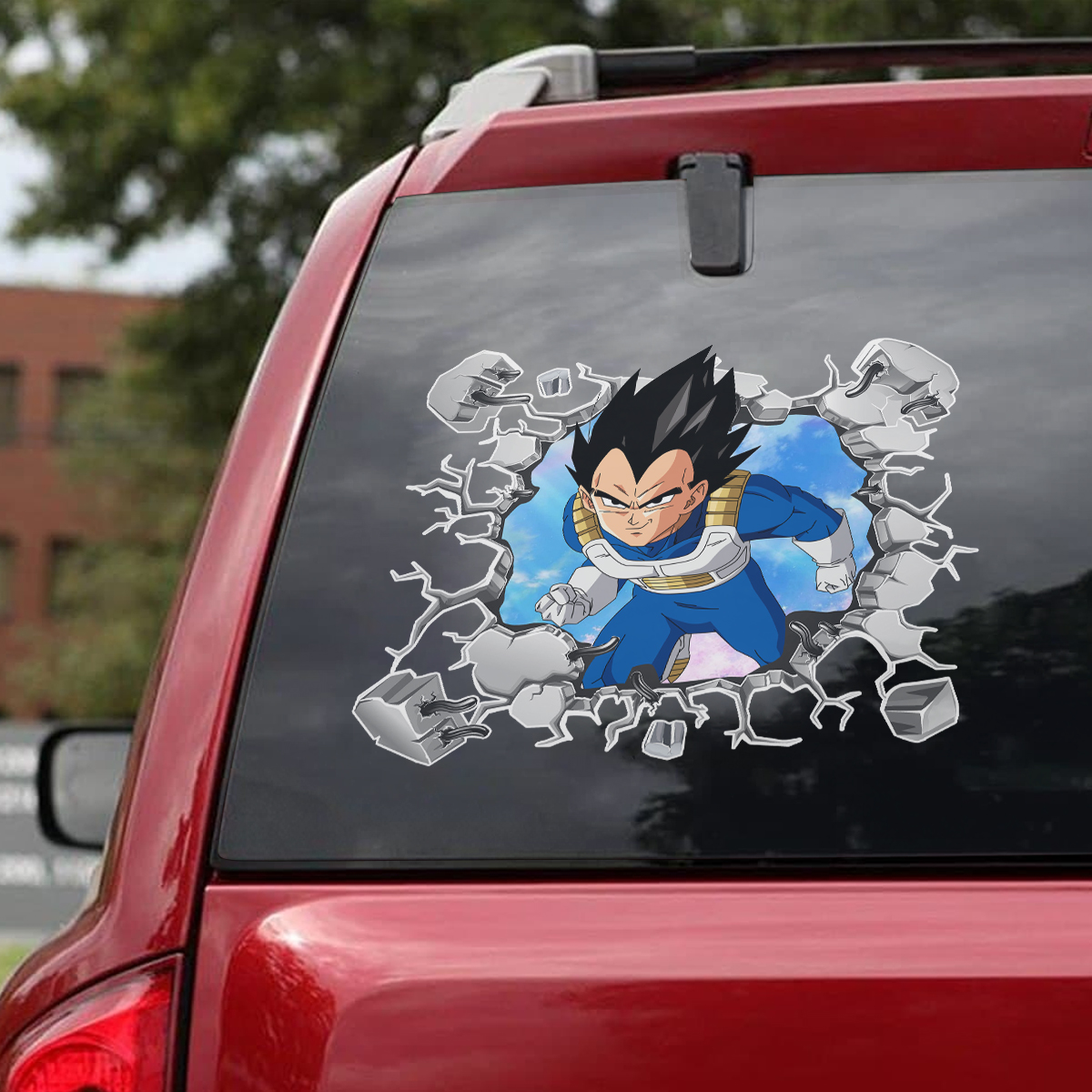 Dragon Ball Decal, Vegeta Car Sticker, Anime Car Decal, Anim - Inspire ...