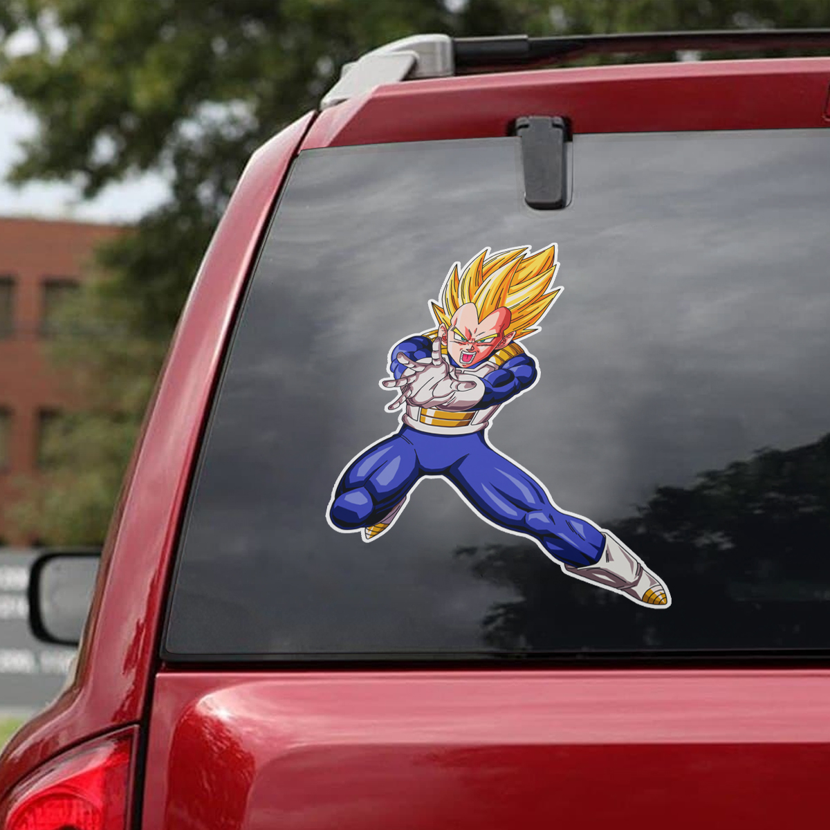 Vegeta Car Sticker, Dragon Ball Sticker, Dragon Ball Decal, | Inspire ...