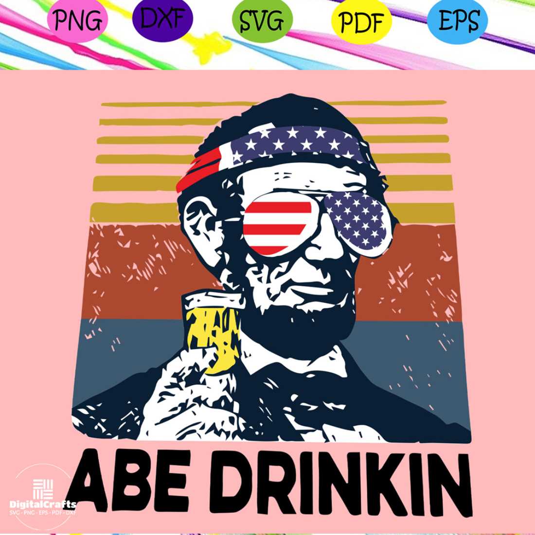 Abraham Drinkin Svg | Inspire Uplift