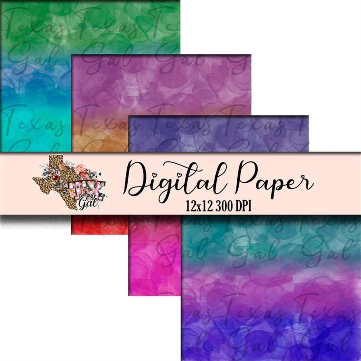 Tie Dye Digital Paper Background Scrapbook Paper Download Do | Inspire ...
