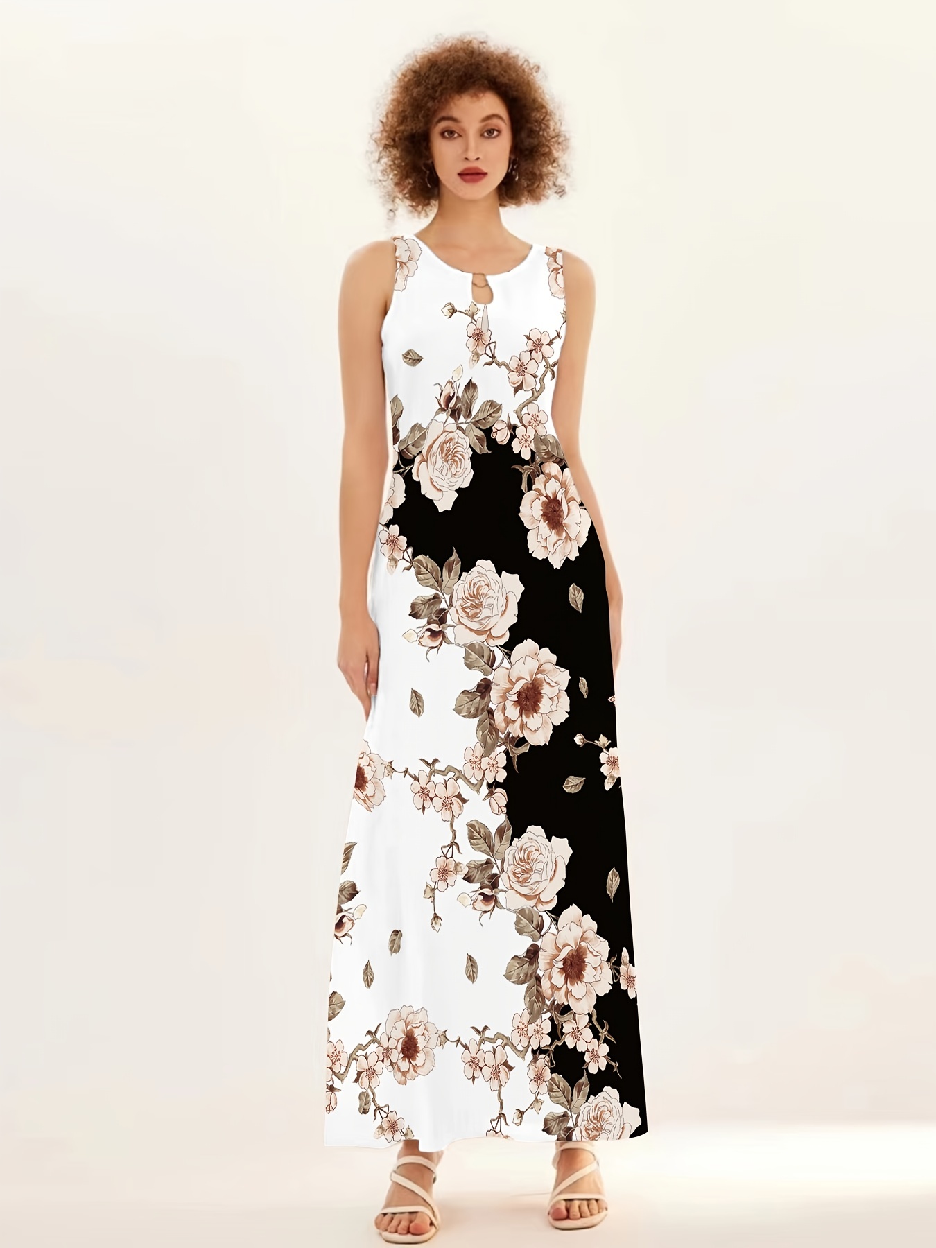 Women's Floral Print Pocket Dress Look Stylish and Feel Comf - Inspire ...