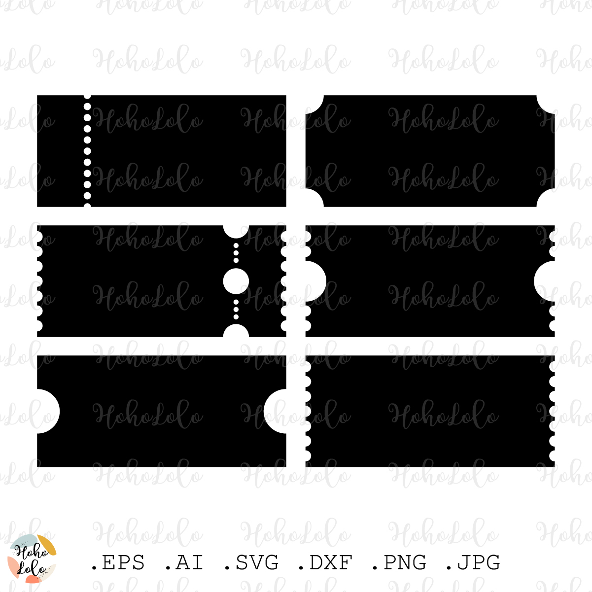 Movie Ticket Svg, Movie Ticket Cricut, Movie Ticket Silhouet - Inspire ...