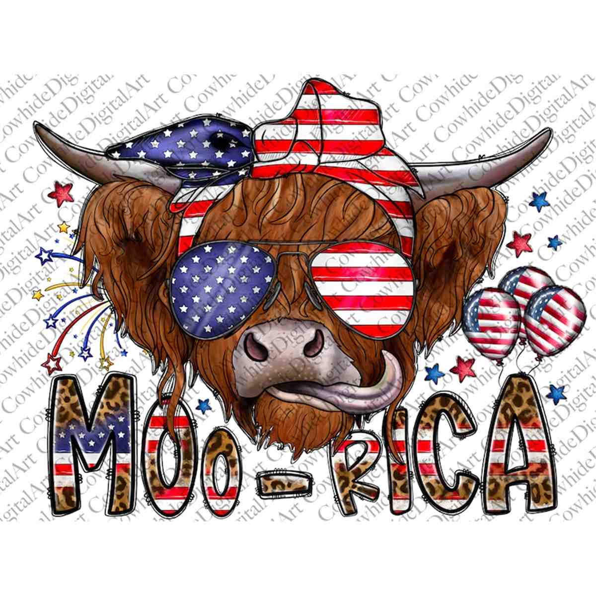 American Cow,Western 4th Of July Cow Background Png, Cow Sub | Inspire ...