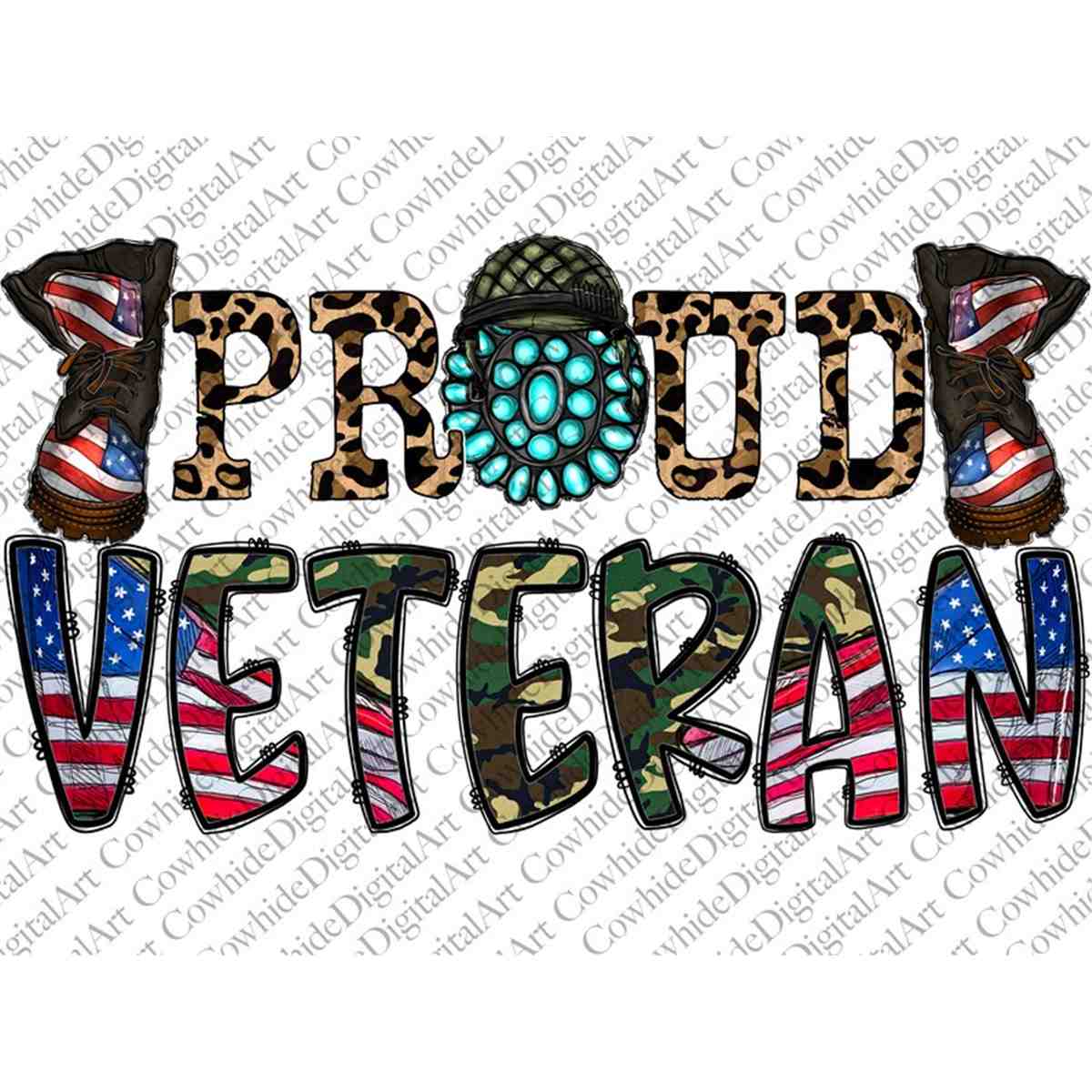 Proud Veteran American Flag PNG, Army Veteran Flag Png, Amer | Inspire ...