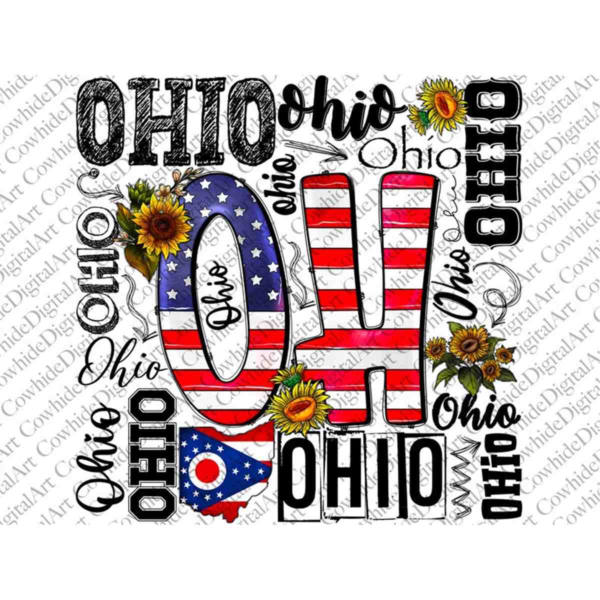 Ohio 4th of July PNG, Ohio Fourth of July PNG, American Flag | Inspire ...