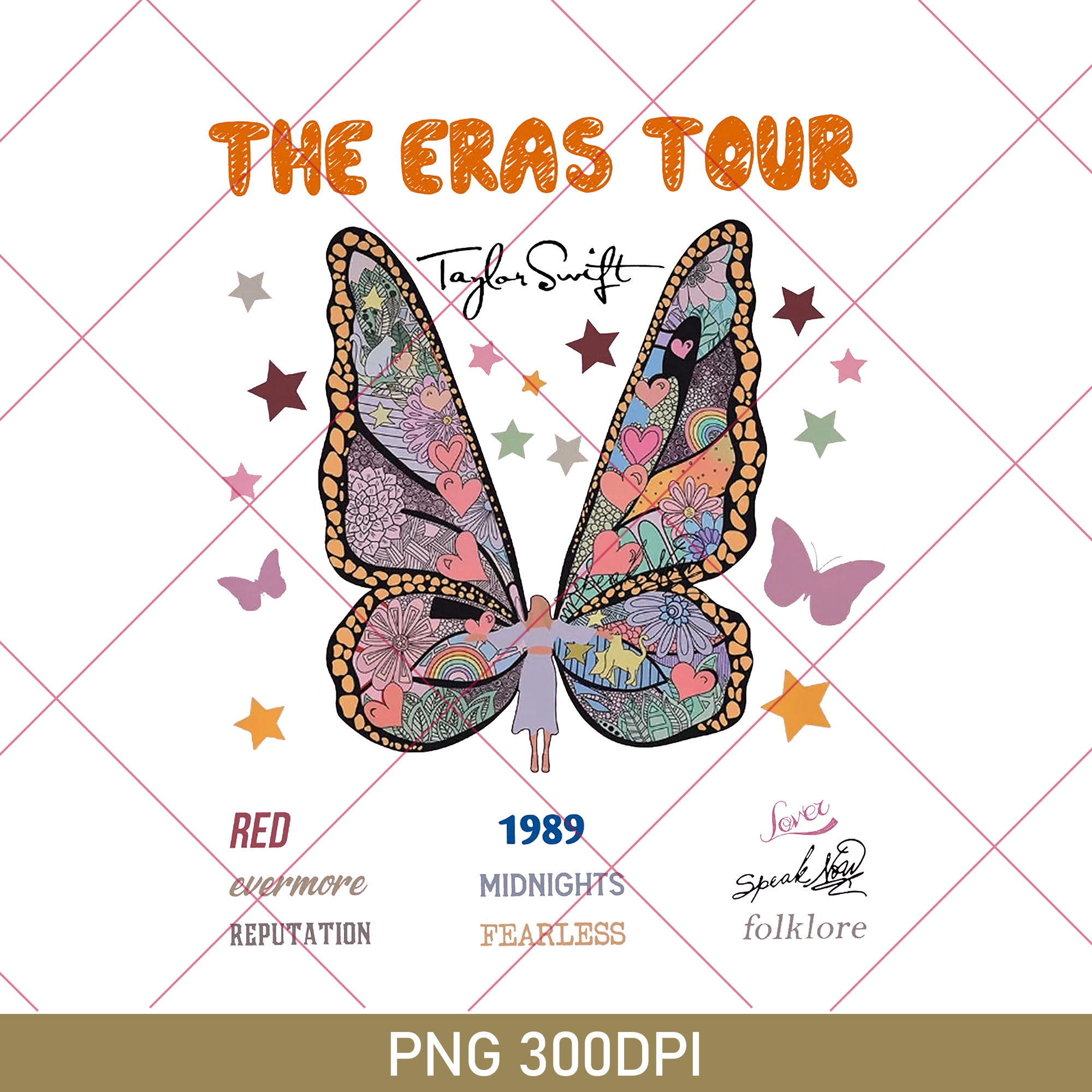 Taylor All Album PNG, The Eras Tour PNG, TS The Eras Tour 20 | Inspire ...