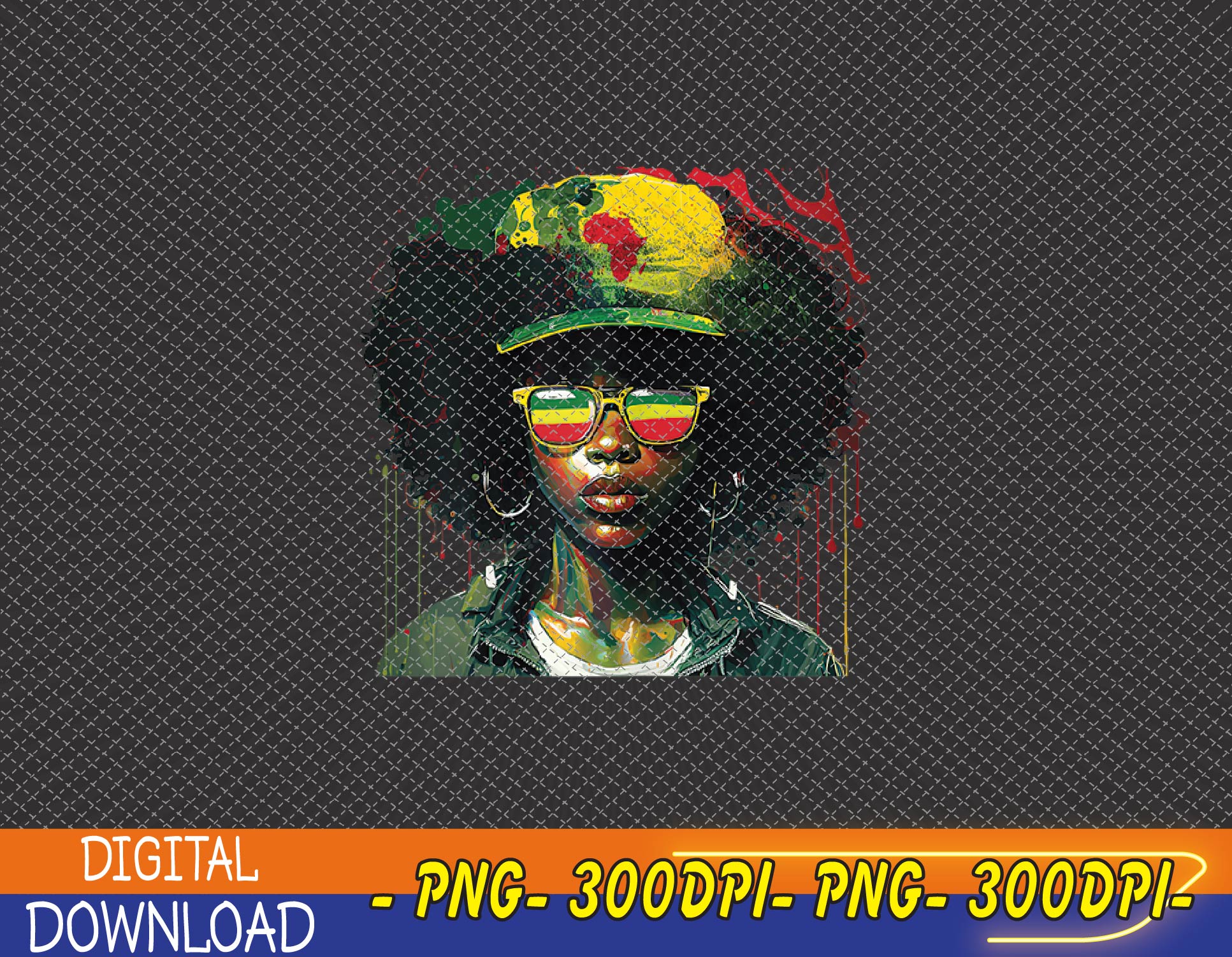 Black Afro Queen Melanin Dripping African Womens Juneteenth | Inspire ...