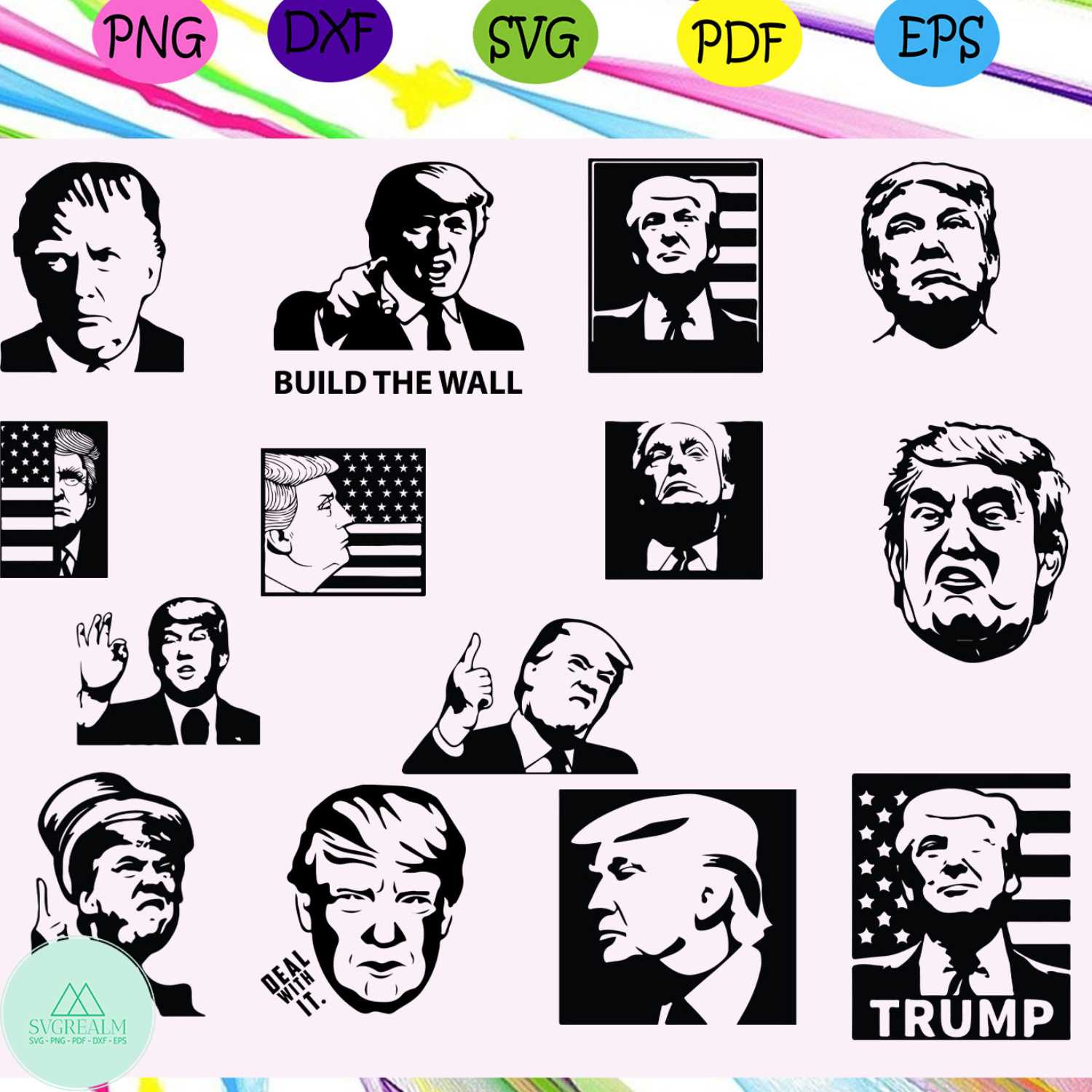 Donald Trump, Donald Trump svg, Trump 2020 The Sequel Make L | Inspire ...