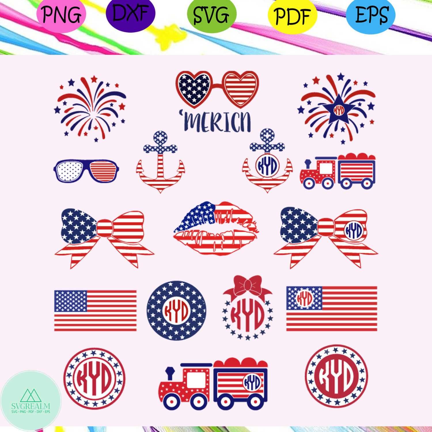 Independence day bundle svg, American Flag Svg, Fourth Of Ju | Inspire ...
