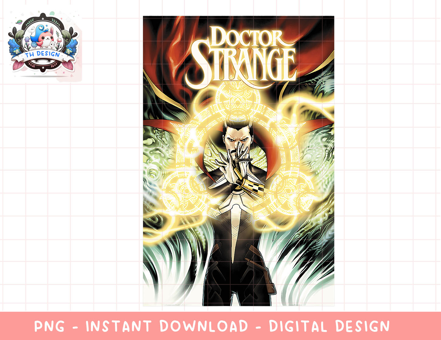 Marvel Doctor Strange Comic Cover png, sublimation.jpg | Inspire Uplift