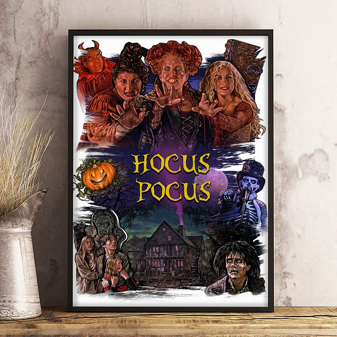 Hocus Pocus Wall Art, Hocus Pocus Poster, Movie Home Decor, | Inspire Uplift
