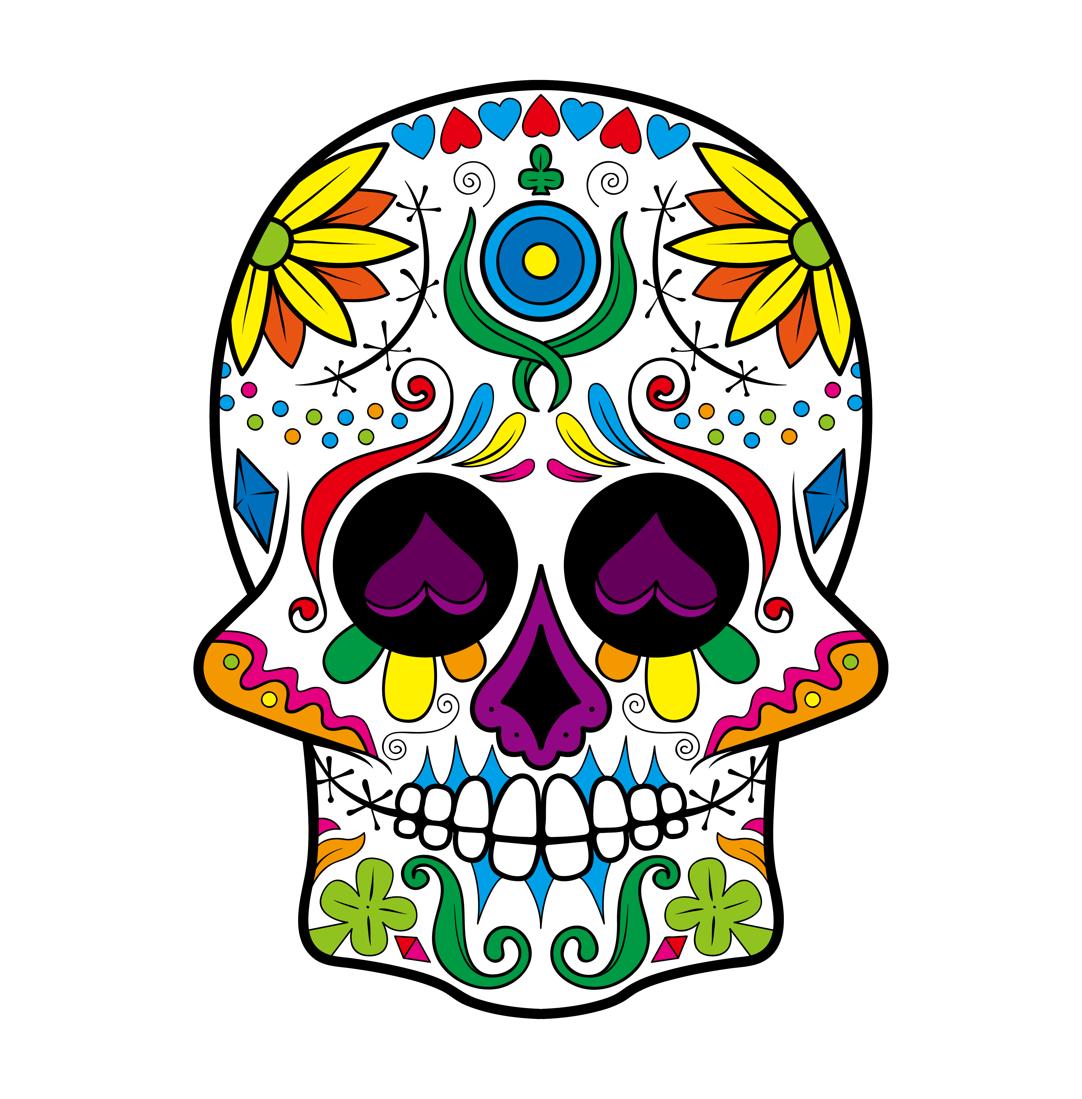 SKULL SVG, SKELETON SVG SKULL CLIPART, SILHOUETTE CAMEO STEN | Inspire ...