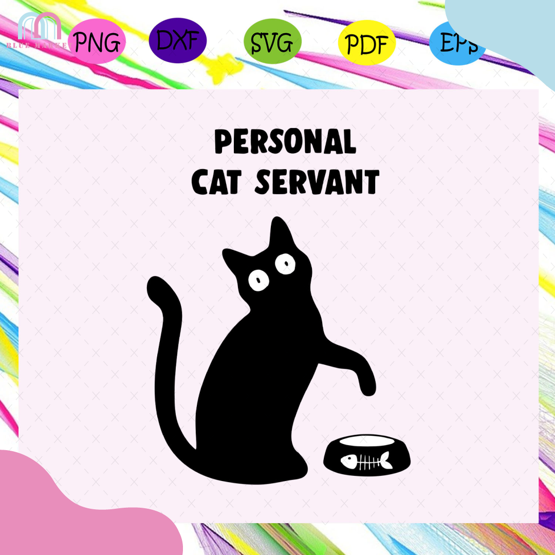 Personal cat servant black cat | Inspire Uplift
