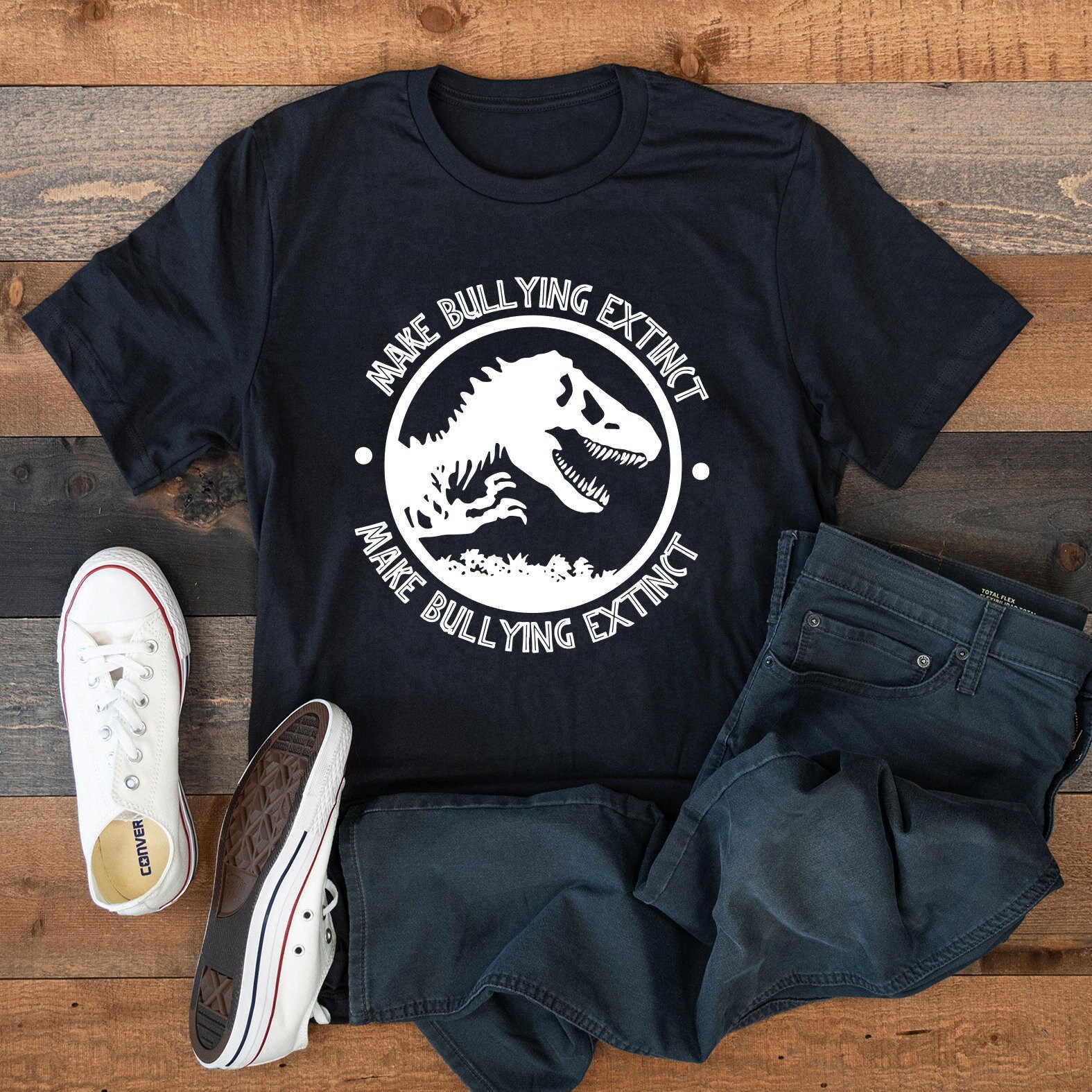 Make Bullying Extinct Shirt, Dinosaur Design Shirt, Make Bul | Inspire ...