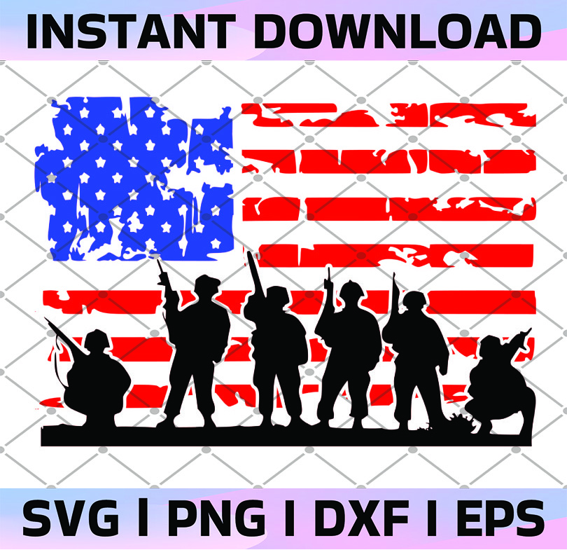 America Flag SVG, Independence Day SVG, Veteran svg, fourth - Inspire ...