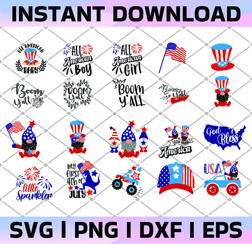 4th of July SVG Bundle, fourth of july svg, independence day | Inspire ...