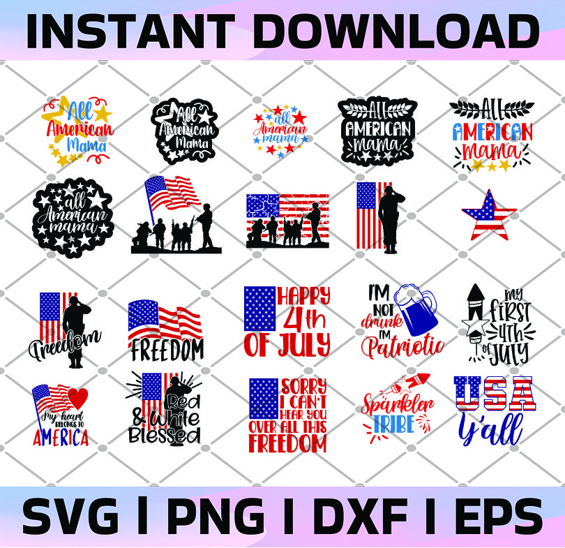 4th of July SVG Bundle, July 4th svg, Independence Day, 4th | Inspire ...