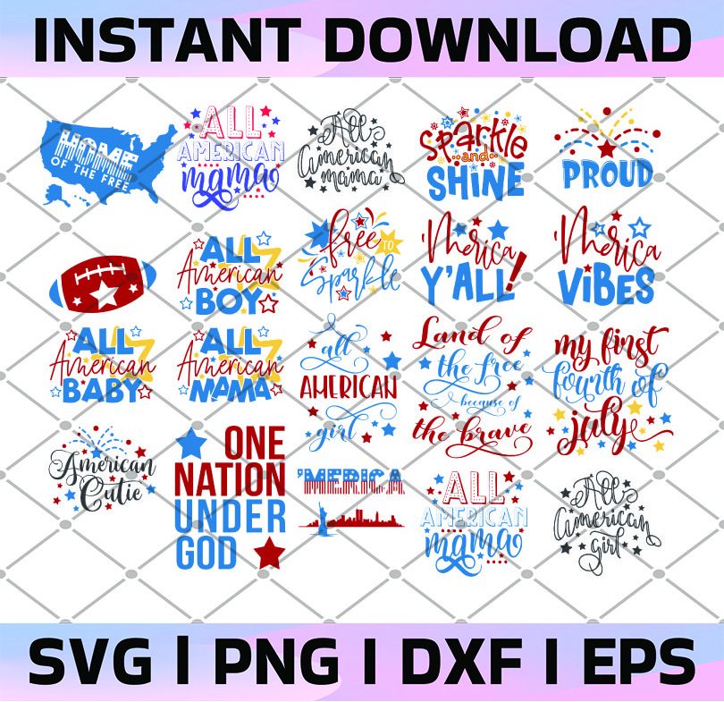 4th of July SVG Bundle, fourth of july svg, independence day - Inspire ...