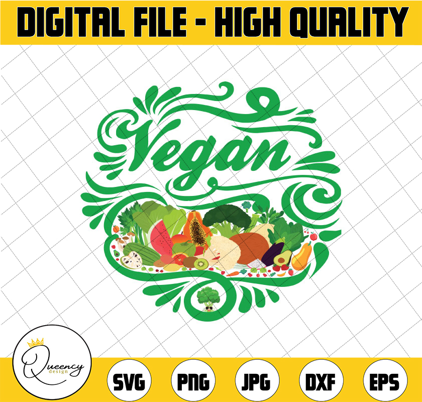 Vegan SVG PNG, Plants Svg, Vegan Gift, Vegetarian Svg , Vege - Inspire ...