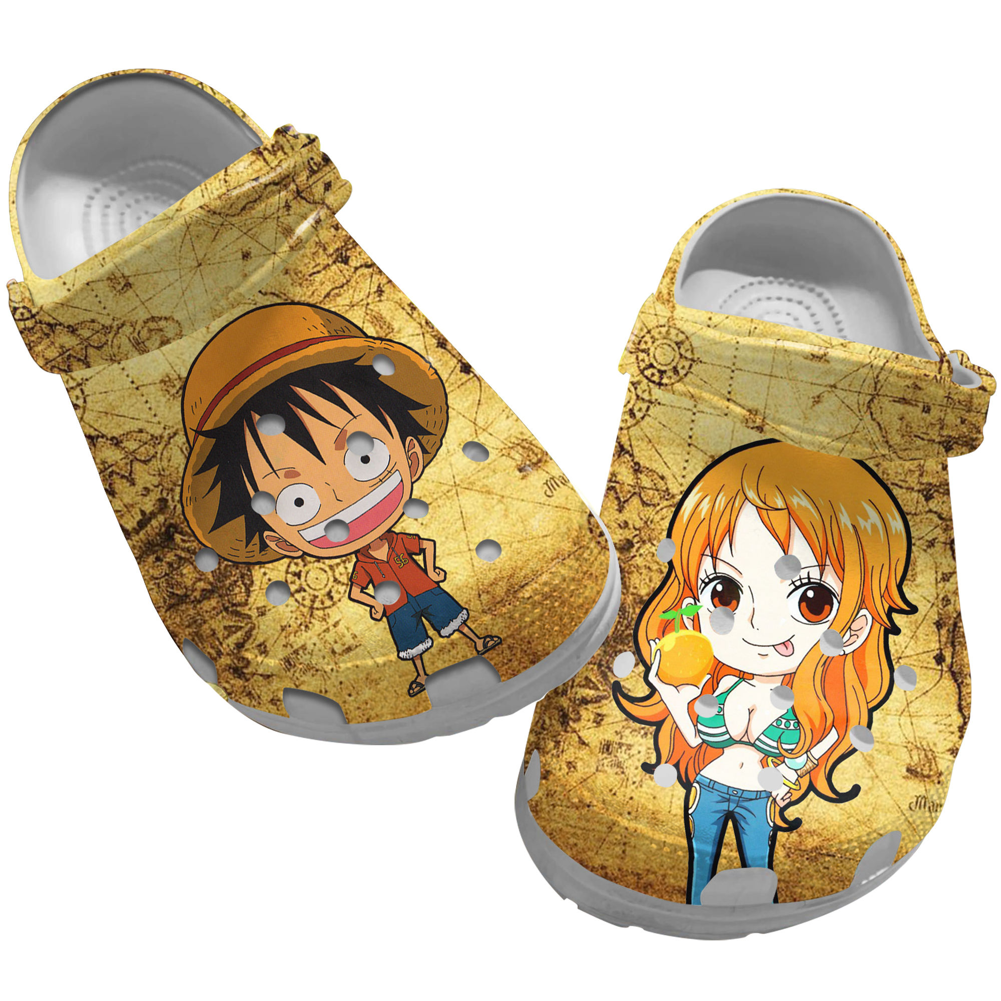 Anime Crocs, One Piece Crocs, One Piece Clog Shoes Unisex, A | Inspire ...