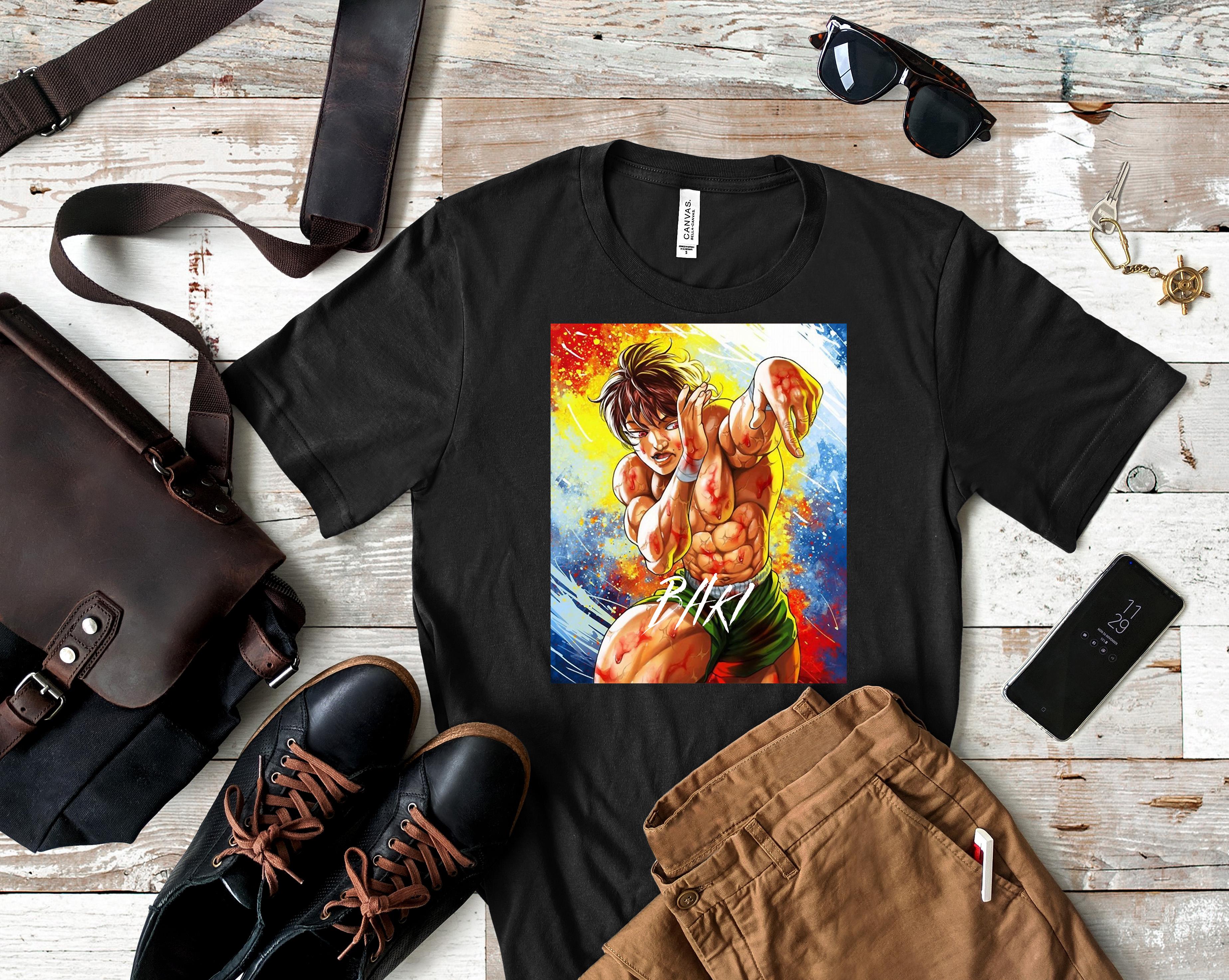 Baki The Grappler Shirt, Baki The Grappler T Shirt, Baki The - Inspire ...