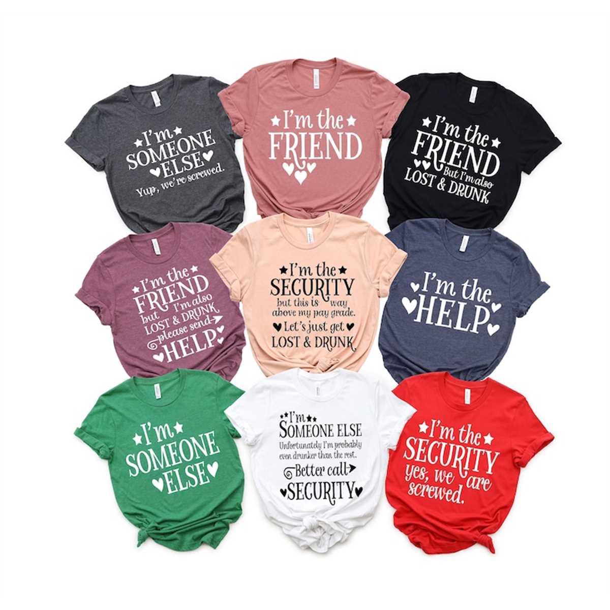 Funny Friend Group Shirts, If Lost or Drunk Please Return To | Inspire ...