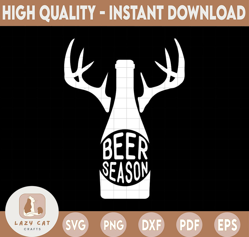 Beer Season SVG, Deer Season SVG File, Beer SVG File, Deer S | Inspire ...