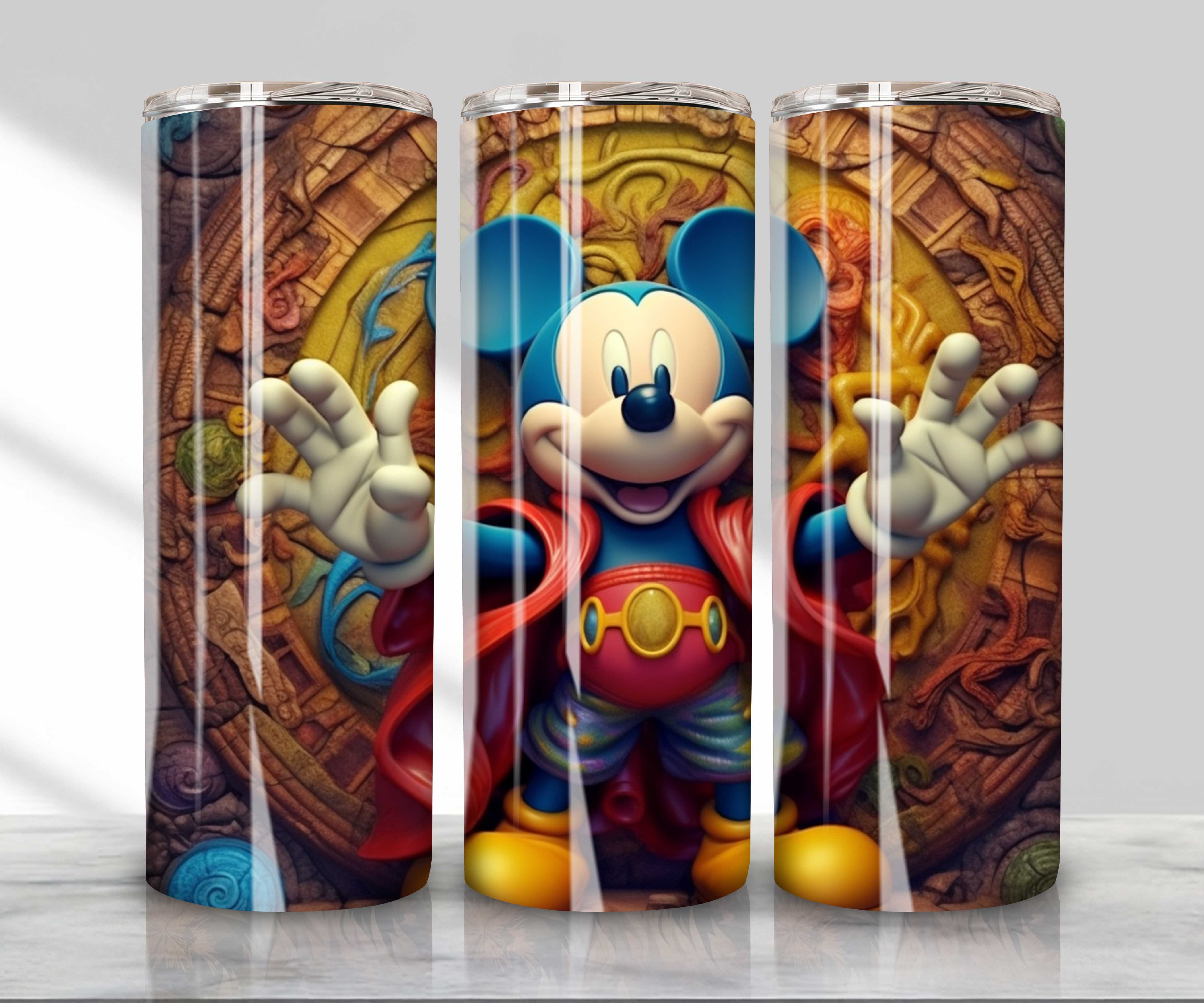 3D Mouse Strange 20 oz Tumbler Sublimation Design, 3D Cartoo - Inspire ...