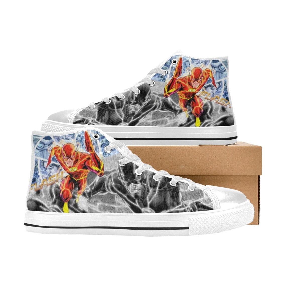 The Flash High Top Canvas Shoes for Fan, Women and Men, The | Inspire ...
