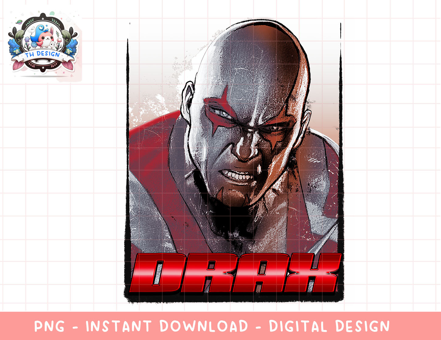 Marvel Guardians Of The Galaxy Drax Hero Comic Poster png, s | Inspire ...