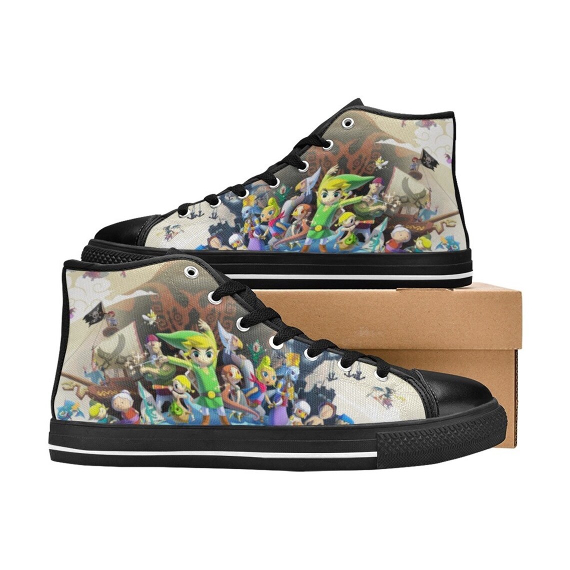 The Legend of Zelda Skyward Sword High Canvas Shoes for Fan, - Inspire ...