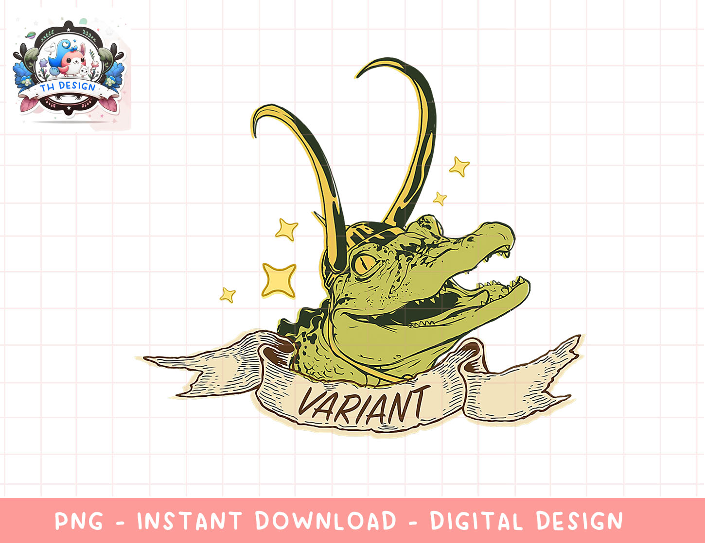 Marvel Loki Alligator Loki Variant Stars png, sublimation.jp - Inspire ...