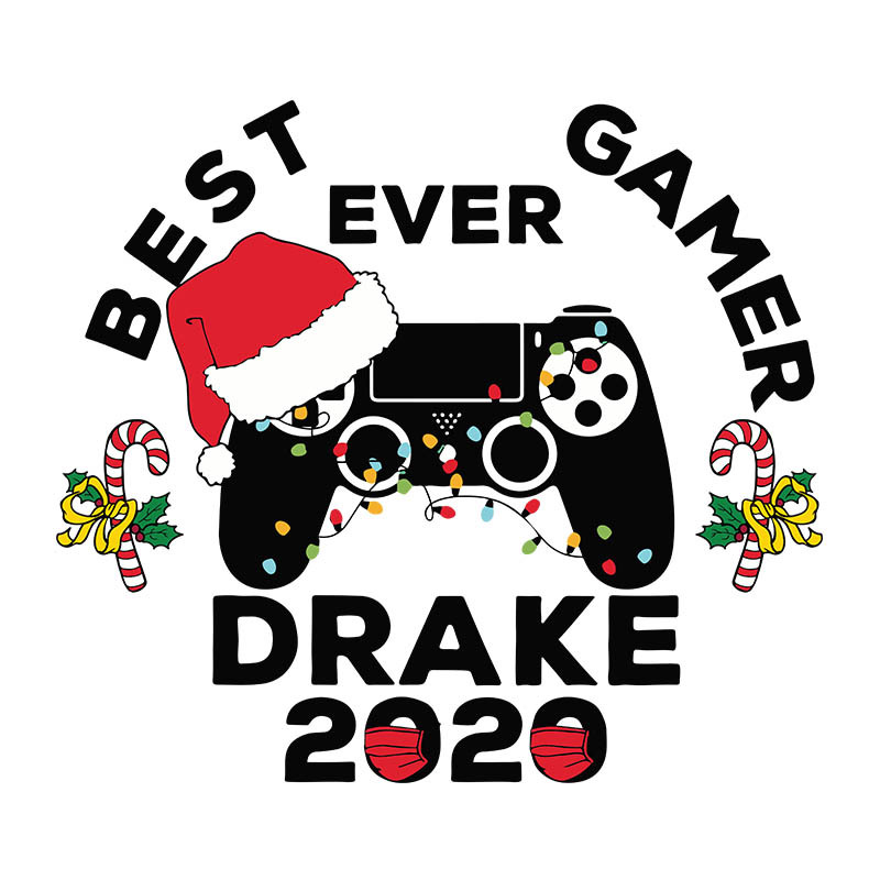 Personalized Best Gamer Ever Console Controller Santa Hat Ch | Inspire ...