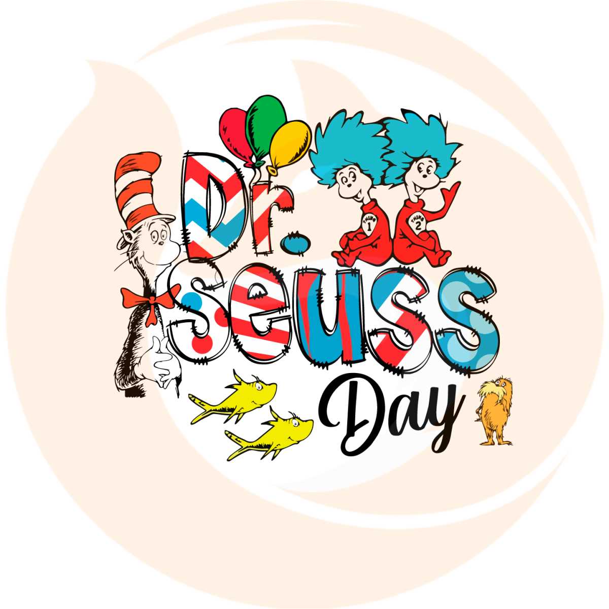 Read Across America Day Dr Suess Day Svg Cutting Files | Inspire Uplift