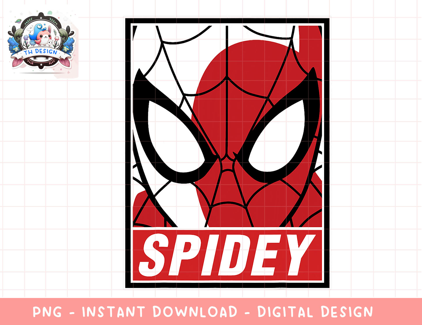 Marvel Spider-Man Classic Ornate Spidey Poster png, sublimat | Inspire ...
