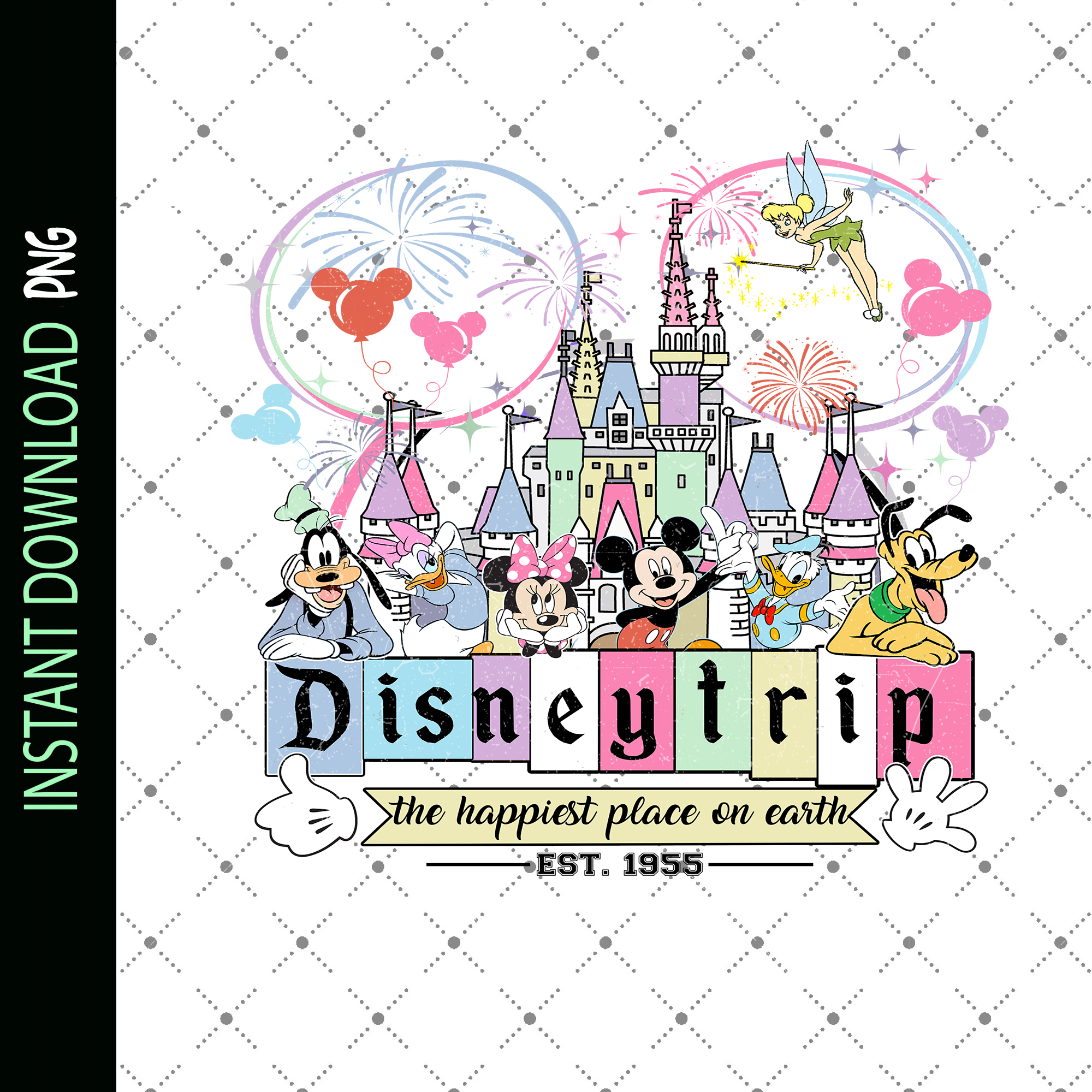 Disneyland Est 1955 California Svg, Family trip svg, mouse t | Inspire ...