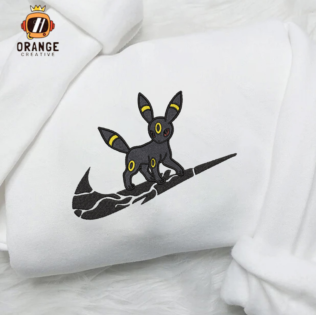 Umbreon Embroidered Crewneck, Pokemon Sweatshirt, Manga Poke | Inspire ...