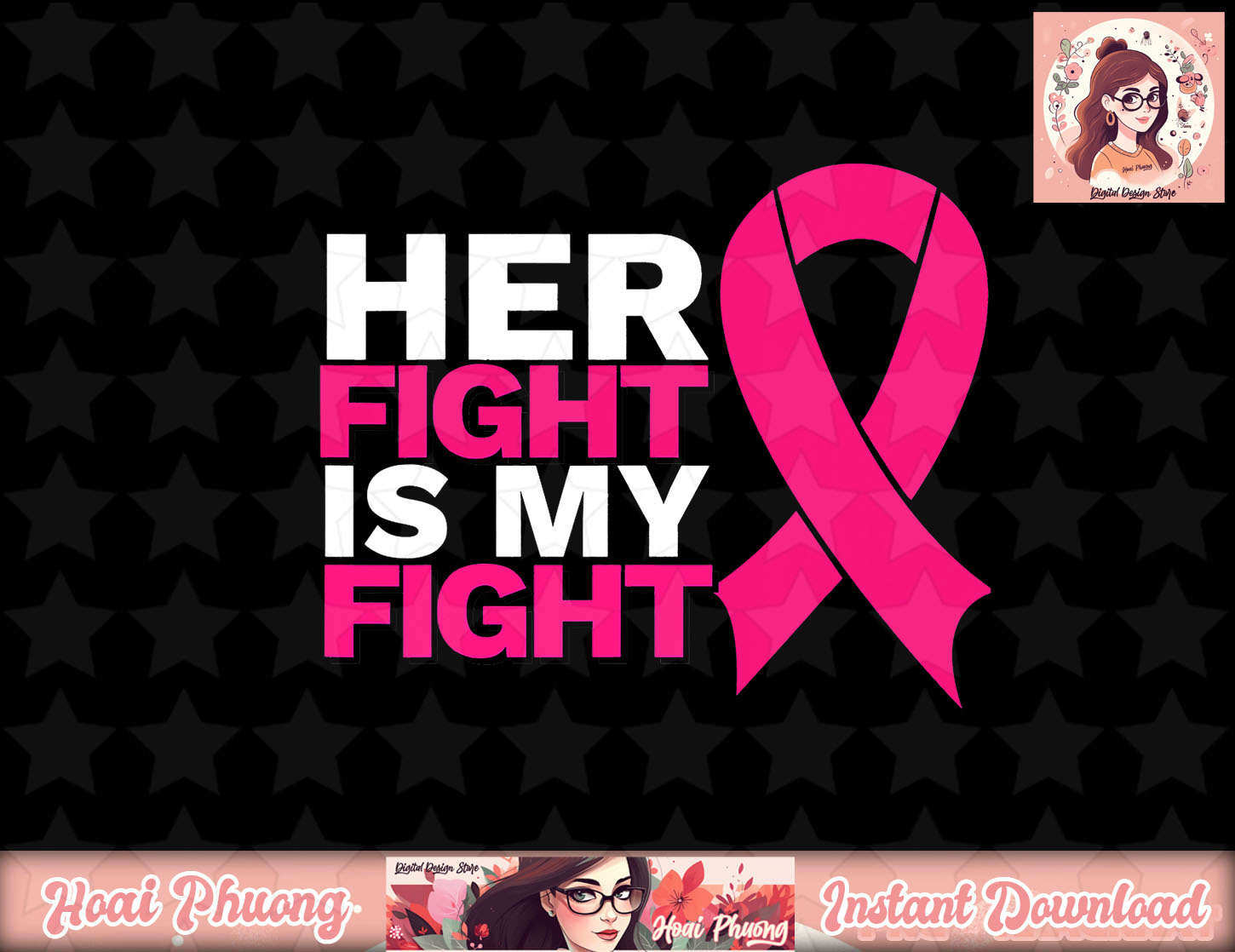 Her Fight Is My Fight Breast Cancer Awareness Family Support | Inspire ...